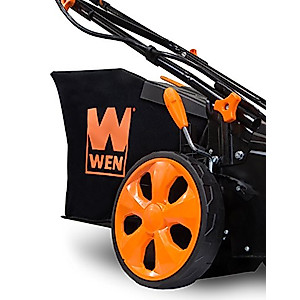 WEN 40441 40V Max Lithium Ion Cordless Lawnmower, 21-Inch Deck