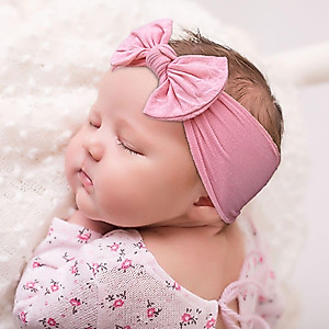 kangaroo 25 Colors Baby Bows Headbands For Baby Girls,Newborn Infant Toddler Hairbands and Child Hair Accessories