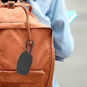 Compatible with Sony WF-1000XM4 Case, Lamshaw Protective Soft TPU Case with Keychain for Sony WF-1000XM4 Noise Canceling Truly Wireless Earbud (Black)