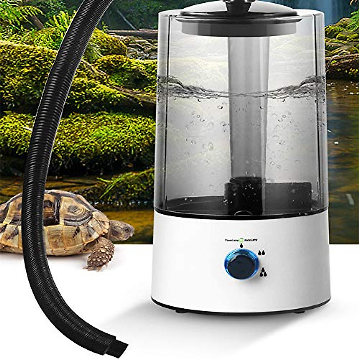 LKEREJOL Reptile Fogger Terrariums Humidifier Fog Machine 4L Large Capacity, Reptile Terrarium for Fogger Lizard Tortoise Amphibians Reptile Humidifier Terrariums with Hose Automatic Reptile Tank