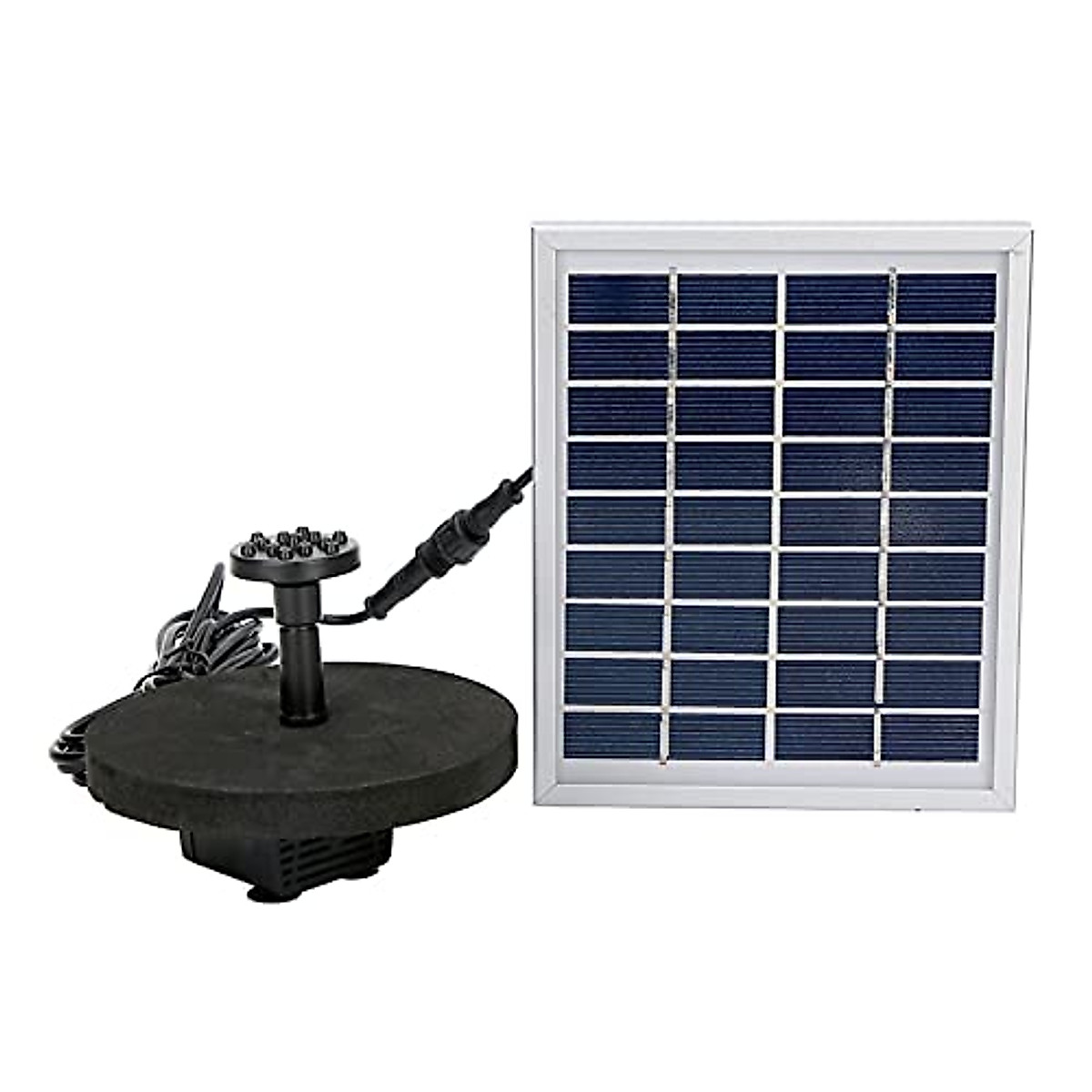 ZPSHYD Solar Fountain PUM, 9V 2.0W Solar Fountain Outdoor Landscape Floating Fountain Pump Kit for Pools Garden Decoration