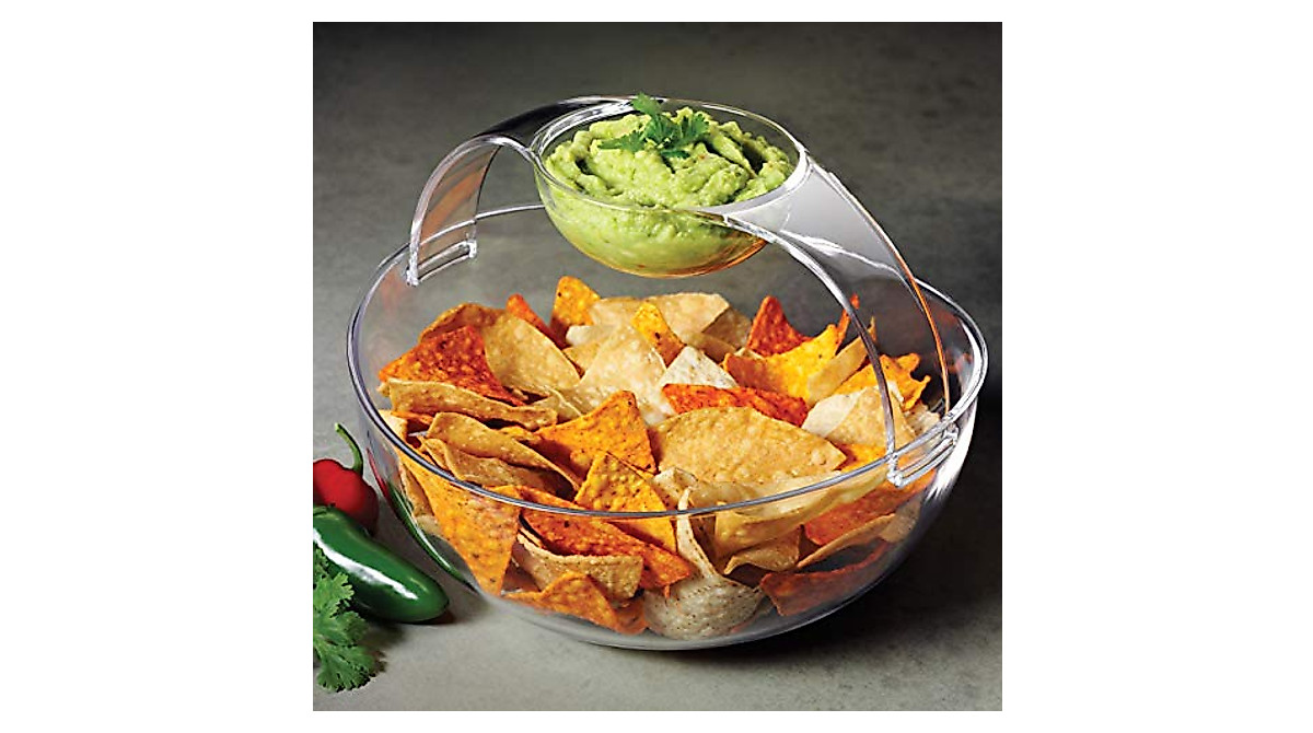 Prodyne CD-2 Arch Chip & Dip Bowl: Perfect for Parties