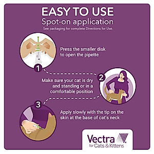 Vectra Tan for Cats and Kittens 2-9 Pounds 6 Doses