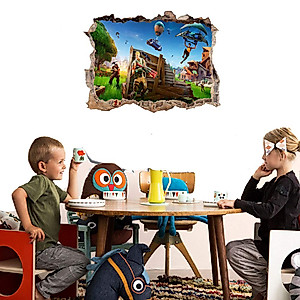 Large Game Wall Decal Game Wall Stickers Wall Decor Peel, Game Stick Poster Decals,for Gamer Bedroom Playroom Decor for Teen Kids Boys Bedroom Playroom Home Decoration Wallpaper