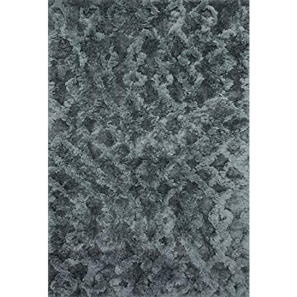 Loloi Caspia X Justina Blakeney Shag Collection Area Rug, 9'3" X 13', Teal