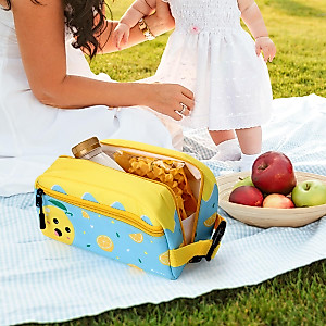 AIEVE Freezable Snack Bag, Small Cooler BagsSnack Box Container for Travel Lunch (with 4pcs Popsicle Bag)