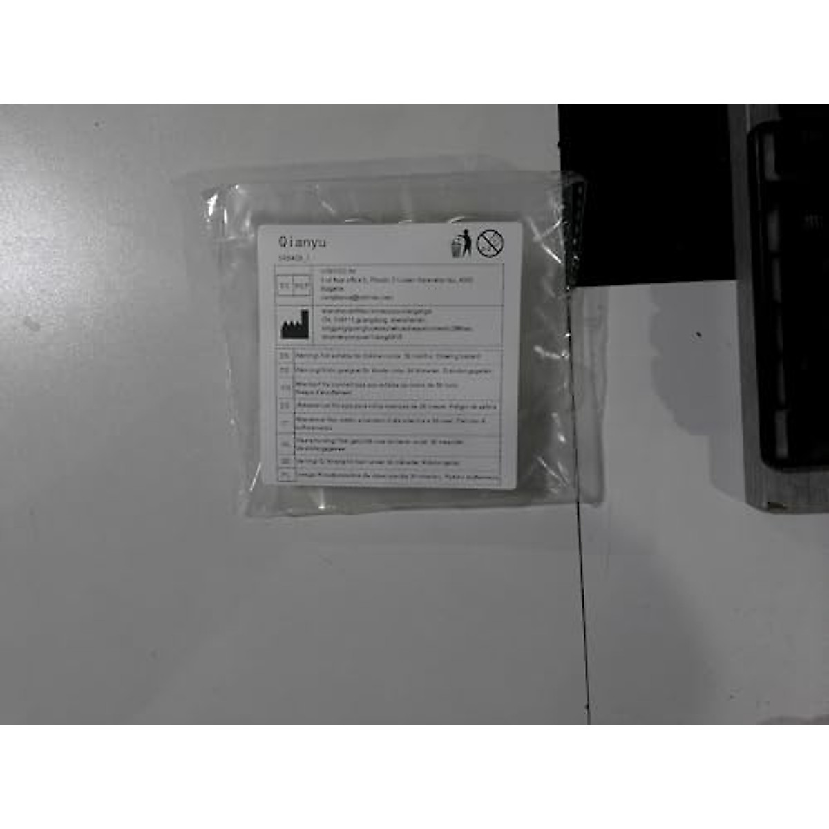 Qianyu 12 Pcs Adhesive Hooks for Hanging Clear Sticky Wall Hooks Heavy Duty Plastic Door Hooks No Drilling Strong Waterproof Sticker Hanger for Home Kitchen Bathroom Office Use