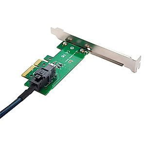 xiwai PCI-E 3.0 4.0 to SFF-8643 Card Adapter and U.2 U2 SFF-8639 NVME PCIe SSD Cable for Mainboard SSD