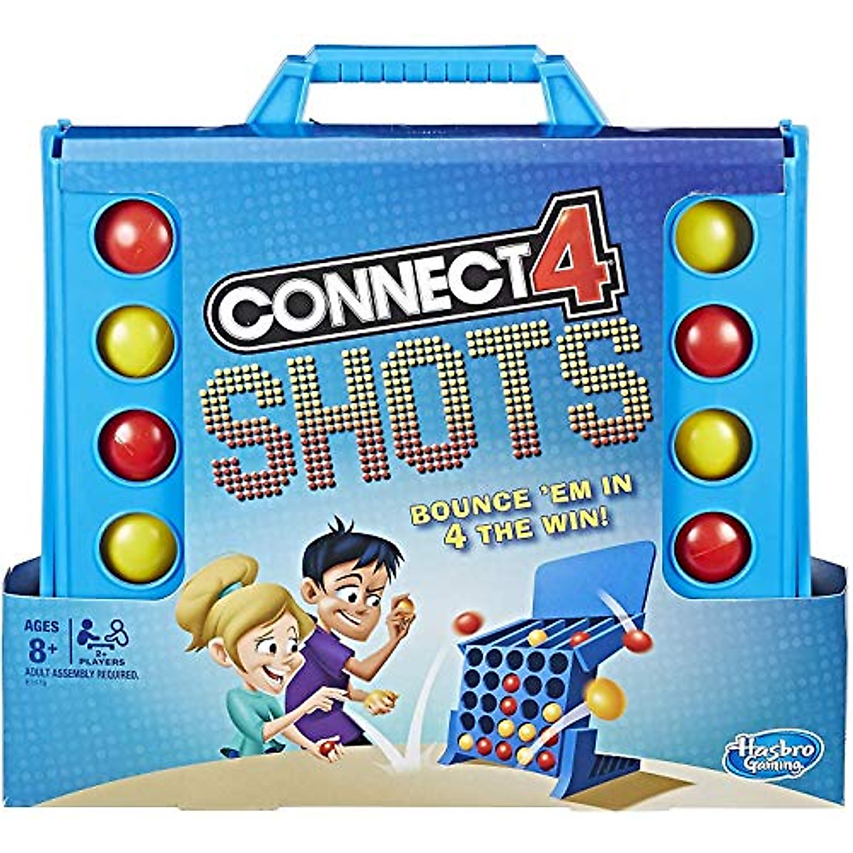 Hasbro Gaming Connect 4 Shots Board Game Activity for Kids Ages 8+, Active Games for Kids, Family Games for 2 Players, Kids Games, Kids Gifts
