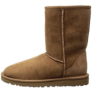 UGG Men's Classic Short Sheepskin Boots, Chestnut, 10 D(M) US