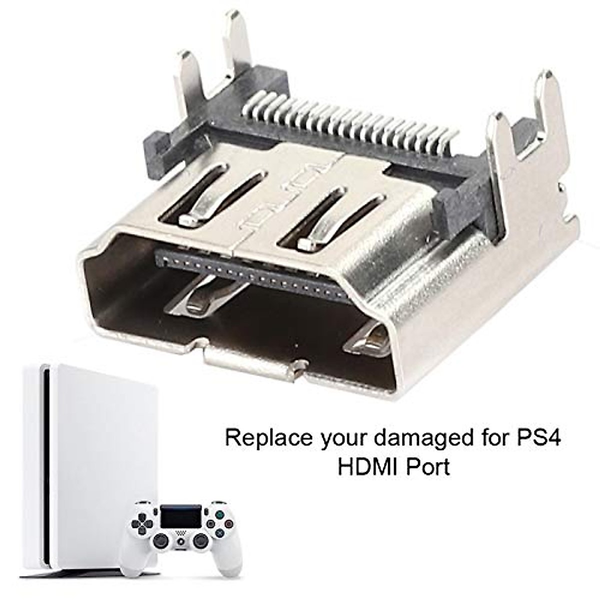TRAZ for Port, Stable Output for Port Socket Interface Connector Replacement,for Game Console,for Game Player,for Game Lover