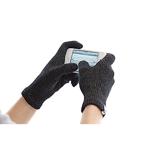 Agloves Sport M/L touchscreen gloves, iPhone gloves, texting gloves Black M/L