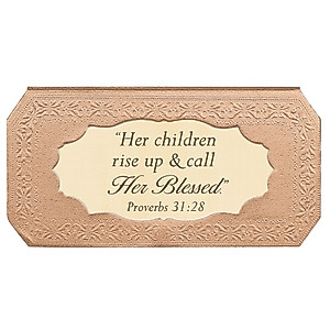 Cottage Garden Children Rise and Call Her Blessed Copper Textured Jewelry Music Box Plays Amazing Grace