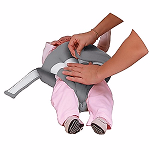 KidCo HuggaPod Portable Baby Seated Support - Situp Baby Seat, Portable Infant Sit Up Seat for Jumpers, Swings, and More, Machine Washable