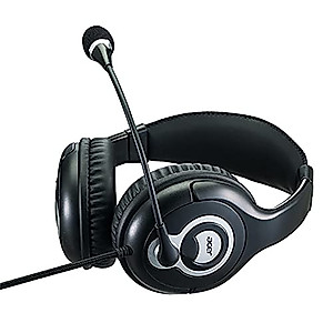 Acer Wired Headset with Flexible Omnidirectional Mic, Adjustable Headband