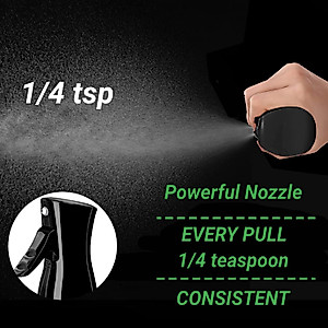 Leaflai Oil Sprayer for Cooking - 180ml Glass Olive Oil Sprayer Mister with Brush, Olive Oil Dispenser Bottle, Thick Glass, Kitchen Gadgets Accessories