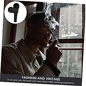 CUBTOL 1pc Metal Stainless Steel Spoon Stainless Steel Straws Metal Cooking Spoon Stainless Steel Straw for Boyfriend Multi-use Steel Straw Man Boy Friend Black