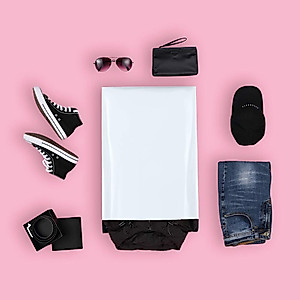 UCGOU Poly Mailers 19x24 Inch White 50 Pack Extra Large Shipping Bags Strong Thick Mailing Envelopes Self Seal Adhesive Waterproof and Tear Proof Boutique Postal for Clothing,Quilt and More