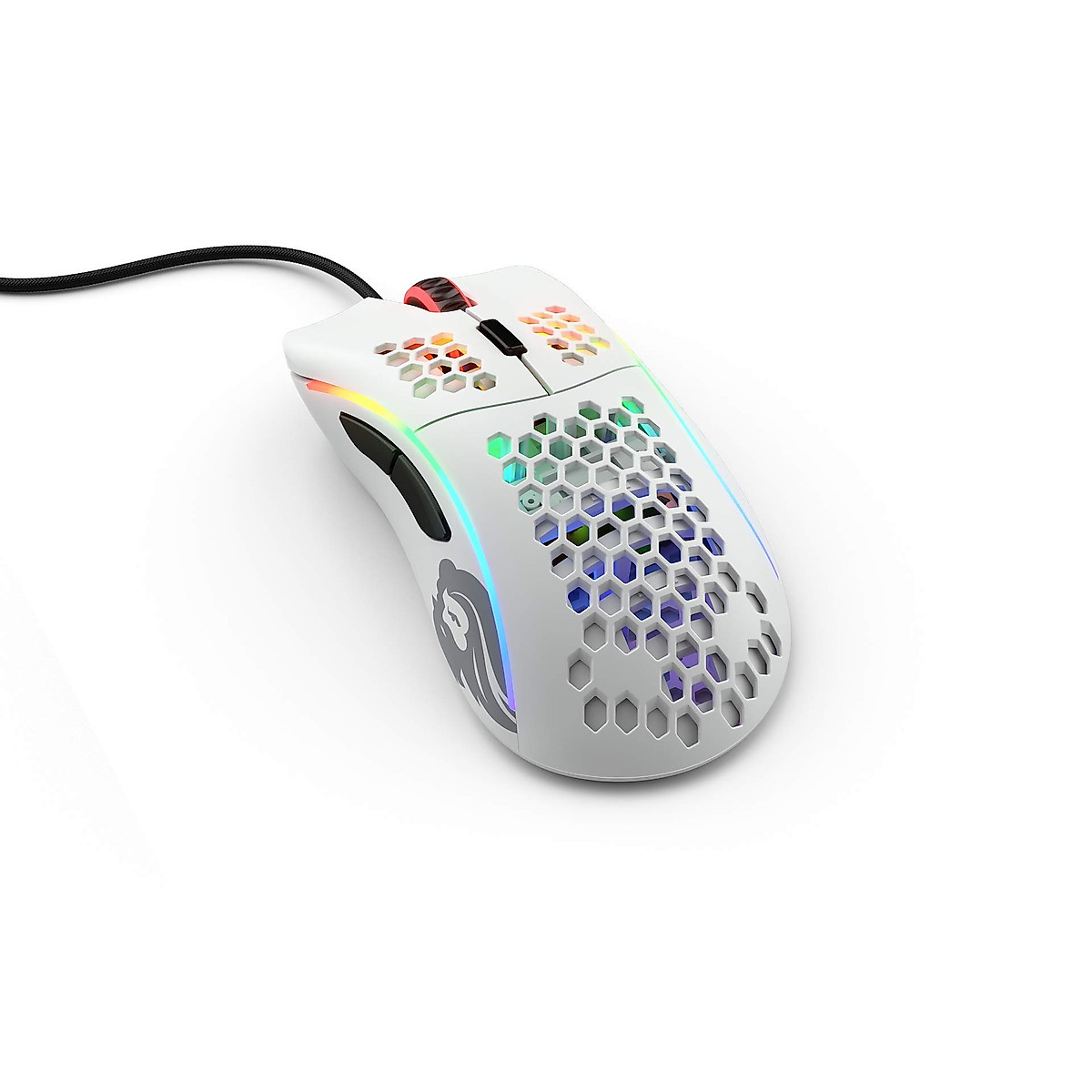 Glorious Model D Gaming Mouse, Matte White (GD-White) (Renewed)