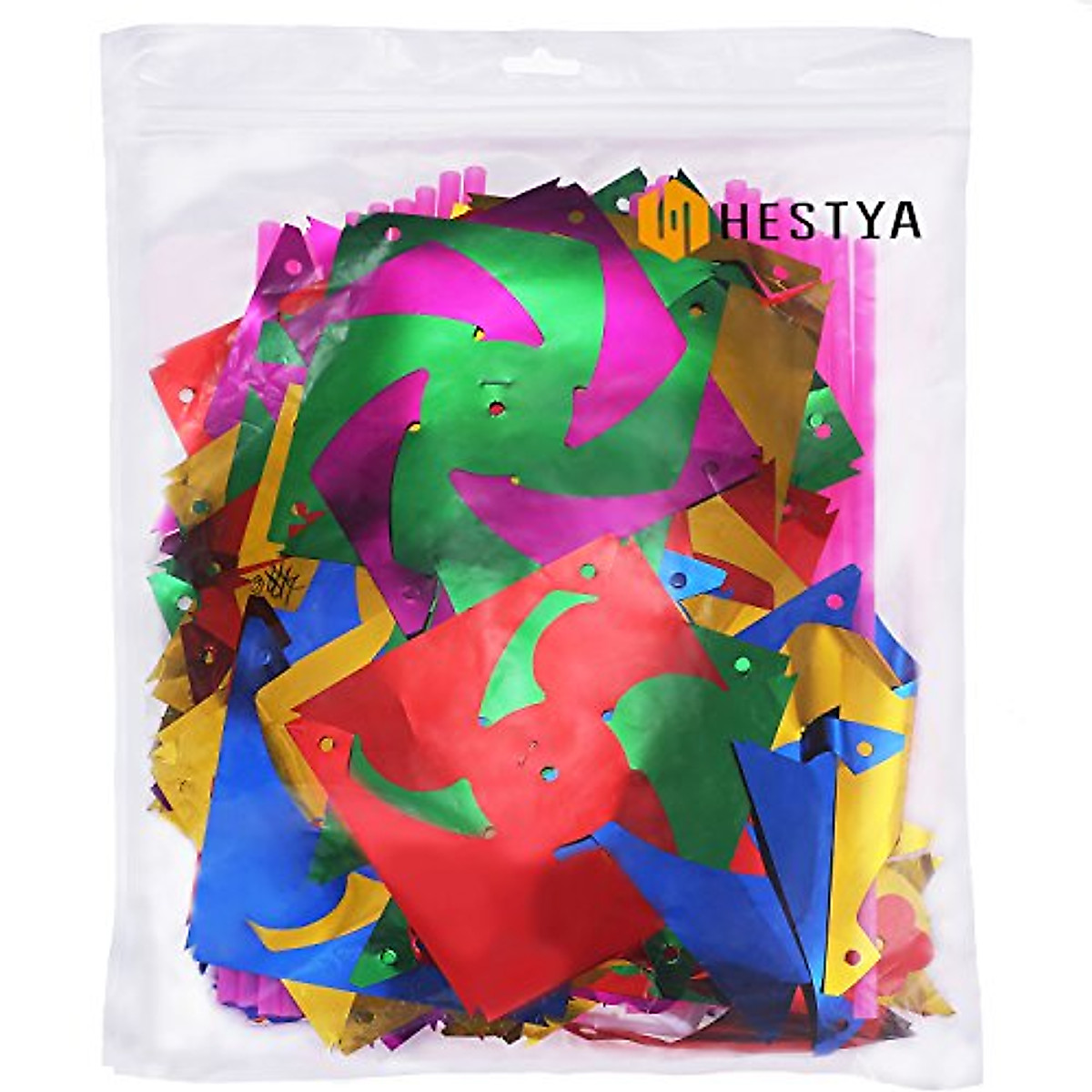 DIY Rainbow Pinwheels: 50 Pc Set for Garden & Party Fun