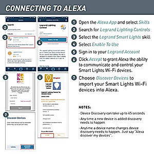 Legrand - Pass & Seymour Radiant WWRL10LACCV2 Enabled, Light Almond Smart Wi-Fi Switch