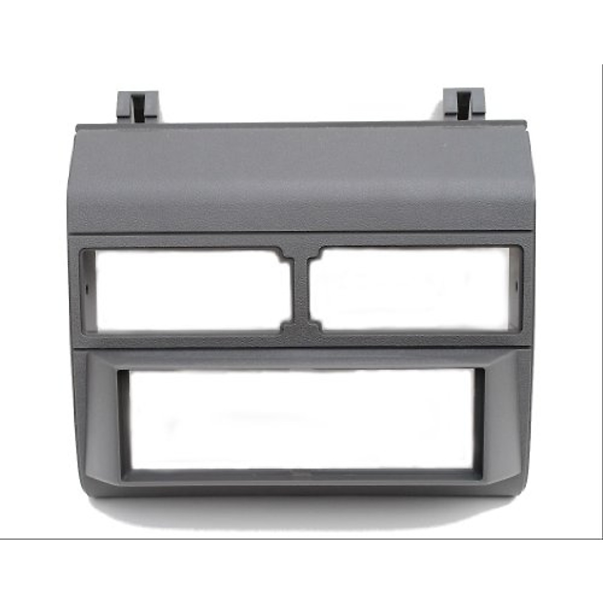 Grey Gray Complete Single Din Dash Kit + Pocket Kit + Wire Harness + Antenna Adapter Compatible with Chevrolet & GMC 1988-1996 Select Models