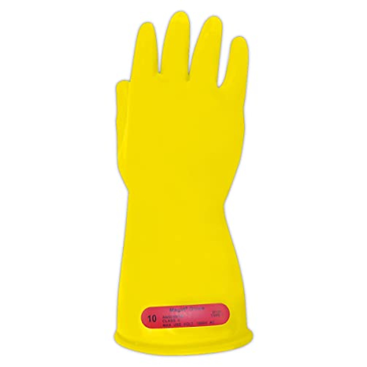 MAGID Class 0 Low-Voltage Rubber Insulating Linemen Safety Gloves, 1 Pair, 11” Long