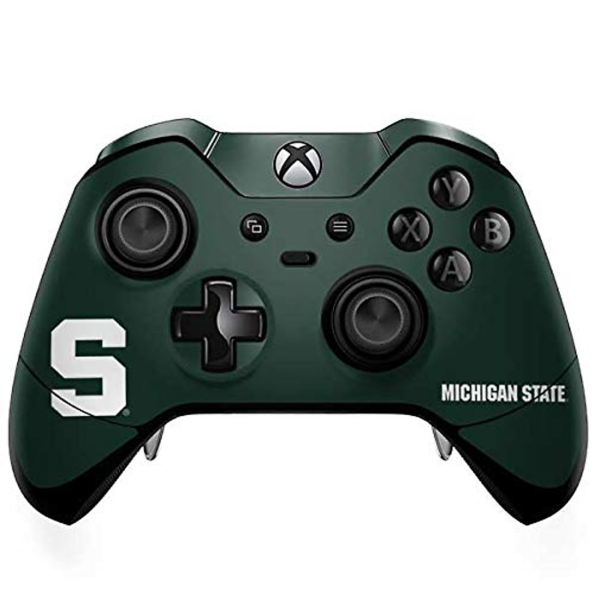 Skinit Decal Gaming Skin compatible with Xbox One Elite Controller - Officially Licensed College Michigan State University Spartans S Design