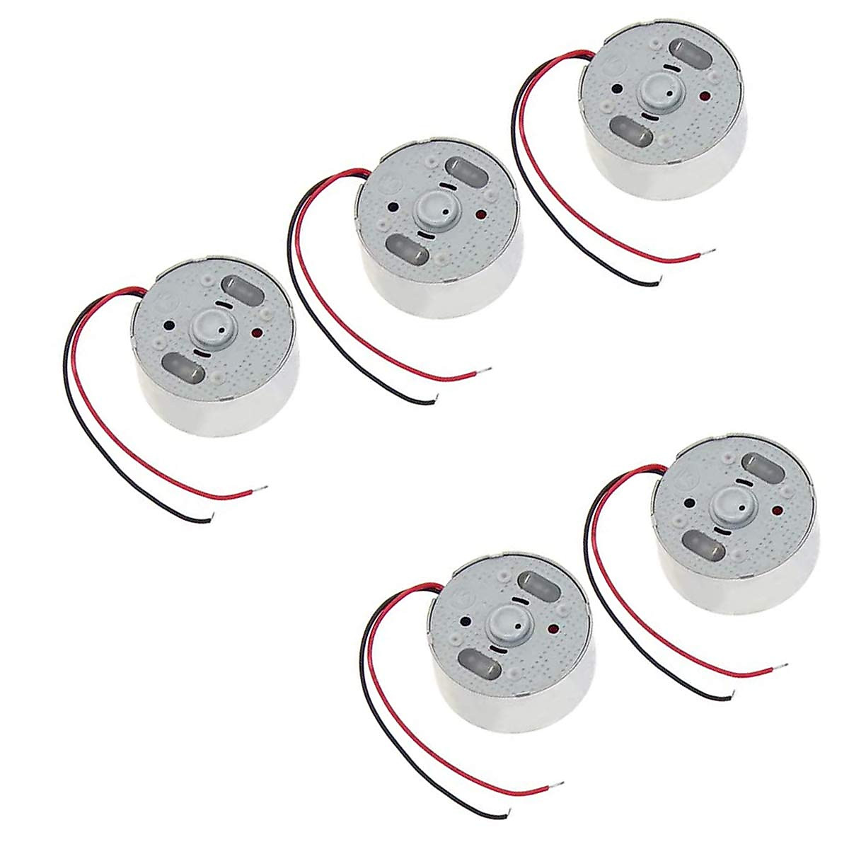 JING 5V 6000RPM Mini DC Motor RF300 Micro Moto for RC Boat Model Smart Cars DIY Toys - (5 PCS)