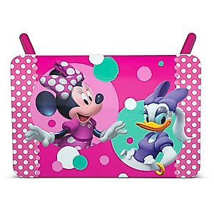 Delta Children Disney Minnie Mouse 3-Piece Toddler Playroom Set– Includes Table, Chair and Toy Box, Pink
