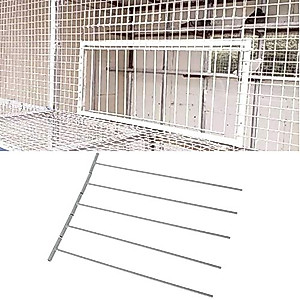 SRRPSPIGEON Pigeon Bird Entrance T-Trap 10pc One-Way Window Door Curtain Iron T Bars T-Trap for Pigeon Birds House Loft Door loft Door