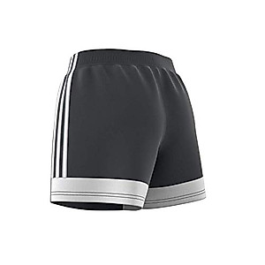 adidas Women's Tastigo 19 Shorts, Dark Heather Solid Grey/White, Large