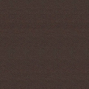 HomePop Round Leatherette Storage Ottoman with Lid, Chocolate Brown Large