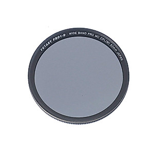 Fotasy 52mm Ultra Slim Circular PL Lens Filter, Nano Coatings MRC Multi Resistant Coating Oil Water Scratch, 16 Layers Multi-Coated 52mm CPL Filter
