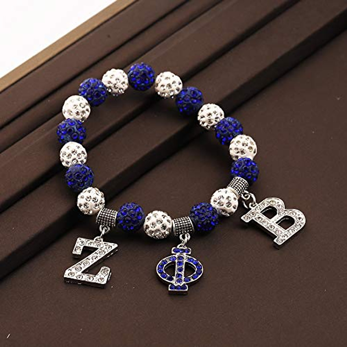 CENWA ZPB Dove Bracelet 1920 Greek Sorority Jewelry Gift for Finer Women(ZPB beads- Br)