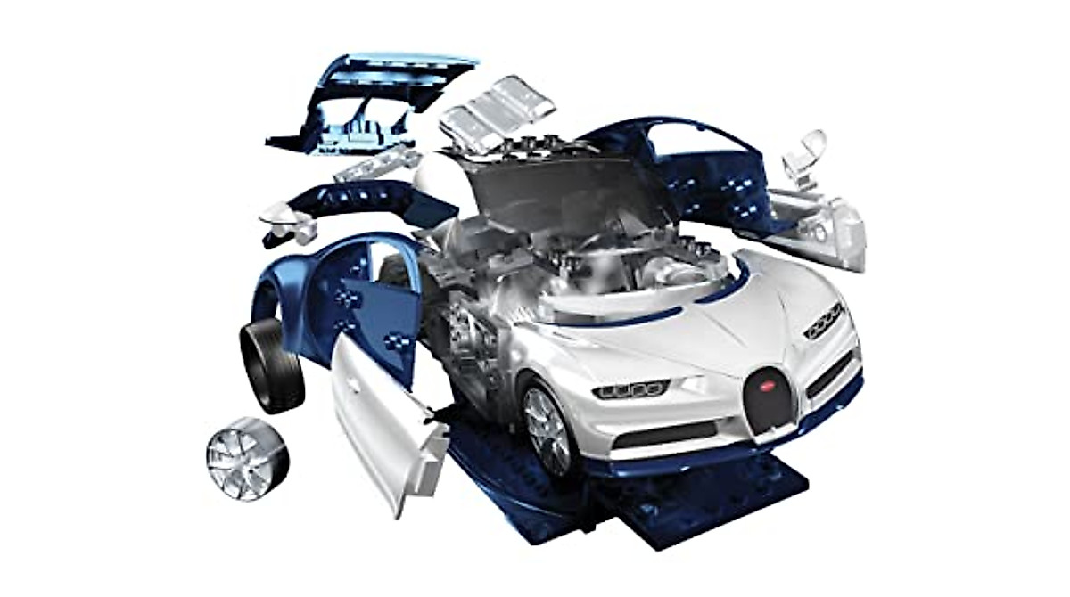Build the Airfix Bugatti Chiron Model Kit in Blue