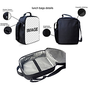 3 in 1 Backpack Set Wings of Fire Bookbag with Lunch Box and Pencil Case