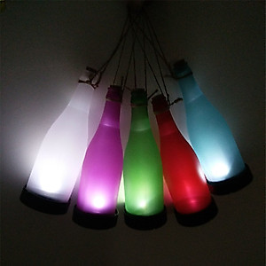 Penfly Solar Powered LED Hanging Bottles Landscape Light for Home Yard Garden Decoration