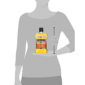 Listerine Ultraclean Oral Care Antiseptic Mouthwash with Everfresh Technology to Help Fight Bad Breath, Gingivitis, Plaque and Tartar, Fresh Citrus, 1.5 l