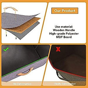 WAYTRIM Vertical Dresser Storage Tower with 5 Drawers, Fabric Organizer Dresser Tower for Bedroom, Hallway, Entryway, Closets - Charcoal