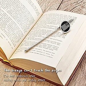 2nd Amendment American Flag Elegant Bookmarks Metal Book Markers for Women and Men Booklovers