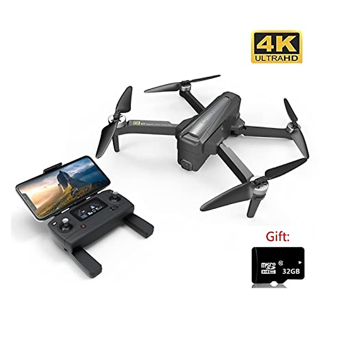 NIRAA B12 Bugs 12 EIS GPS Drone 4K 5G WiFi Digital Zoom Camera 22Mins Flight Time Brushless Foldable RC Quadcopter Drone (Color : B12 Drone 1B Box)