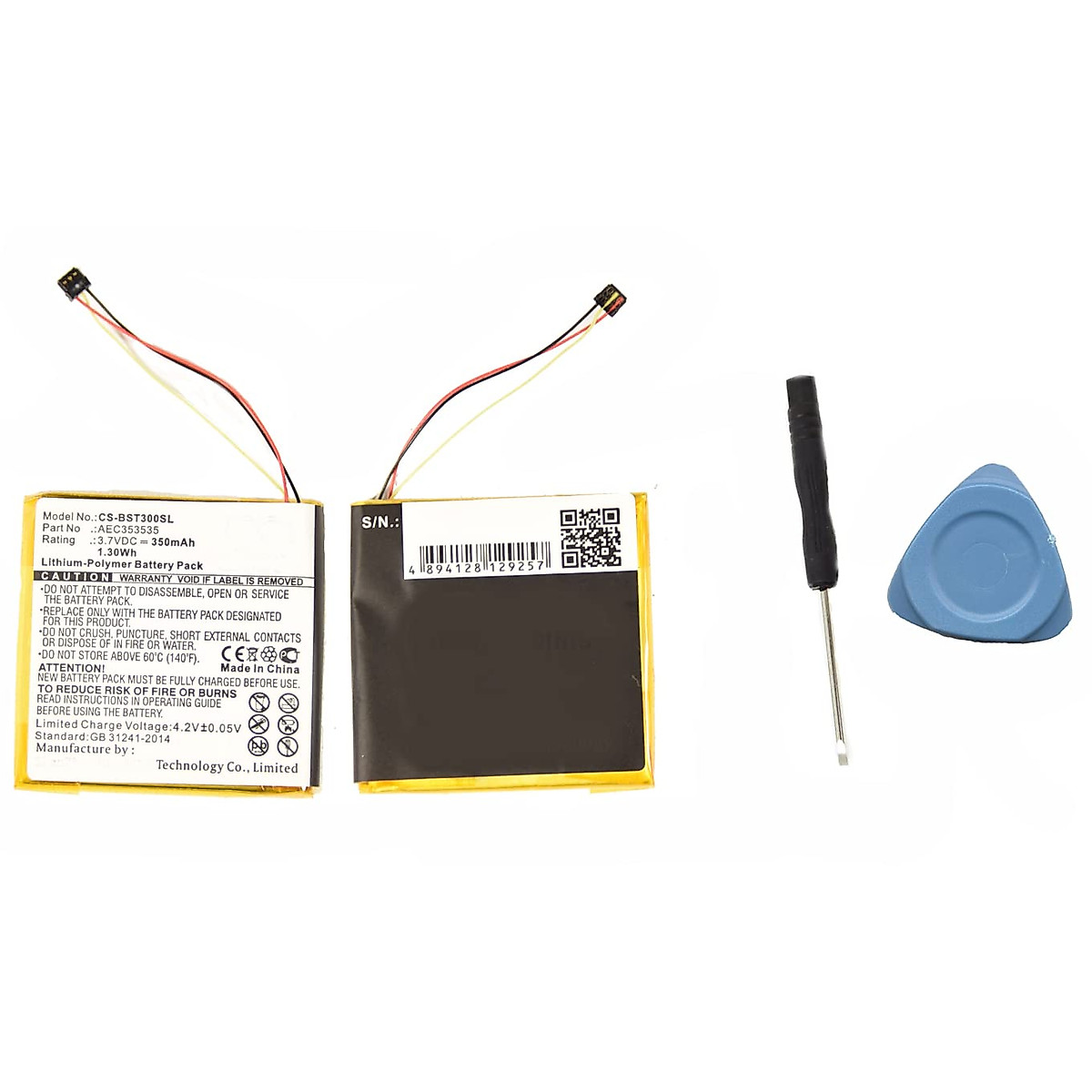 Replacement Battery + Tool for Beats Solo 2.0 3.0 AEC353535 Wireless Headset Headphones Repair Power