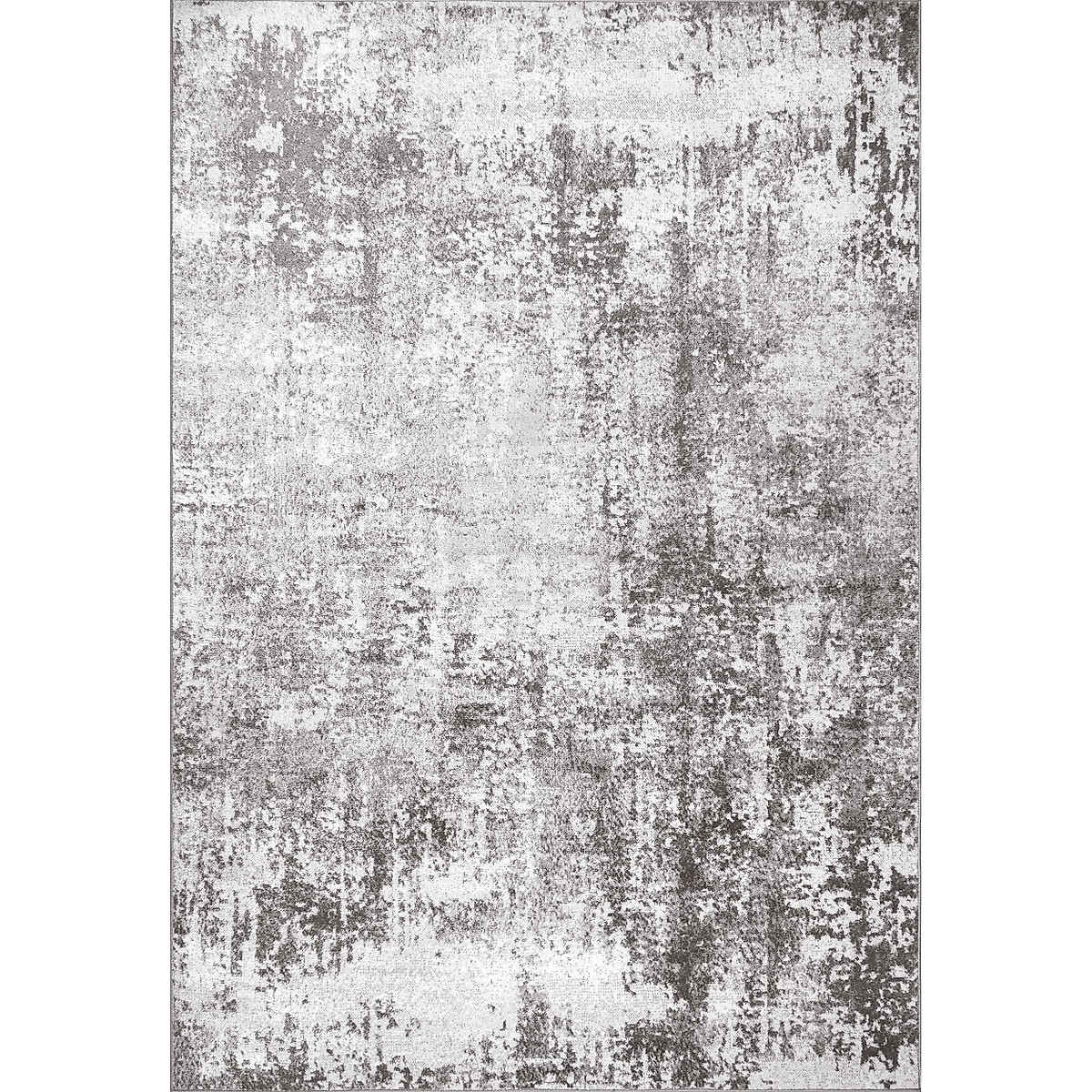 nuLOOM Jade Faded Abstract Area Rug, 5x8, Light Grey