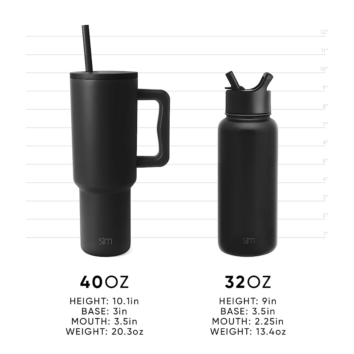 Simple Modern Disney 40 oz Tumbler with Handle and Straw Lid | Insulated Reusable Stainless Steel Water Bottle Travel Mug | Gifts for Women Men Him Her | Trek Collection | 40oz | Iconic Mickey