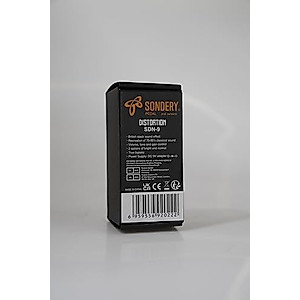Sondery Distortion Pedal with 2 Effects of Bright and Normal, 70-80’s Classical British Stack Sound, Mini Effect Pedal for Electric Guitars True Bypass, Art Design Series