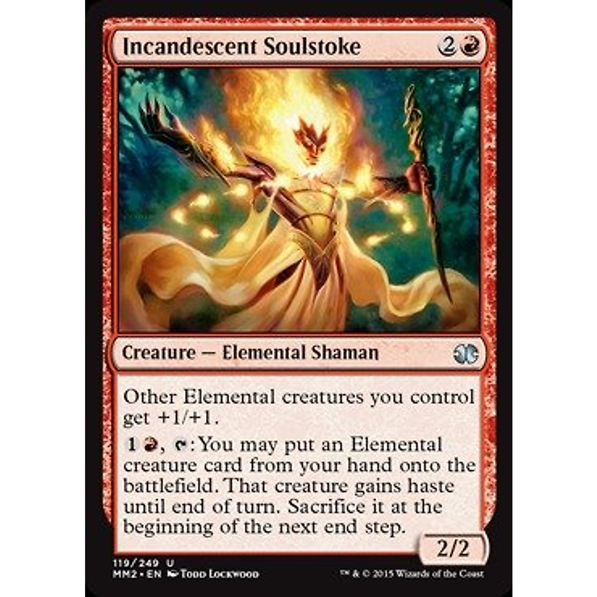 Magic: the Gathering - Incandescent Soulstoke (119/249) - Modern Masters 2015