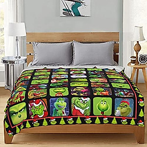 Anime Throw Blanket，Soft Flannel Warm Cozy，Suitable for Sofa Bed Couch All Seasons 50 x 40 inch 9-2