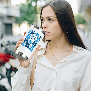 Gusgopo Boy Mom Gifts - 20 Oz In My Boy Mom Era Tumbler Set, Stainless Steel Mother Cup for Women Her