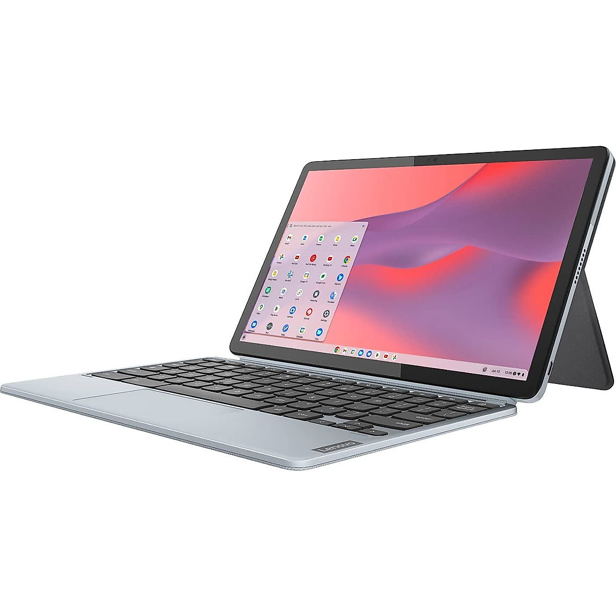 Lenovo - IdeaPad Duet 3 Chromebook - 11.0" (2000x1200) Touch 2-in-1 Tablet - Snapdragon 7cG2-4G RAM - 128G eMMC - with Keyboard - Misty Blue